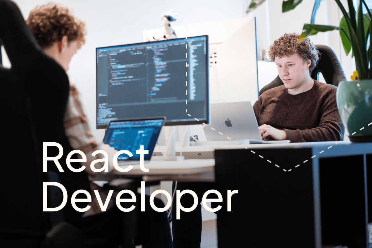 React developer - Van Ons Digital Agency